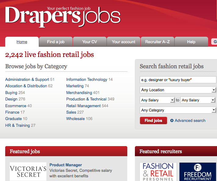 Drapersjobs - Broke in London