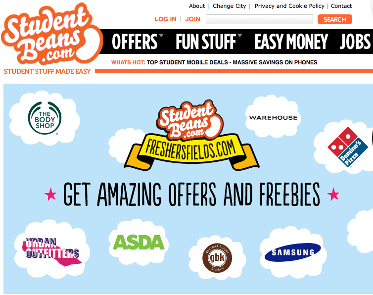 Studentbeans.com at BrokeinLondon - Broke in London