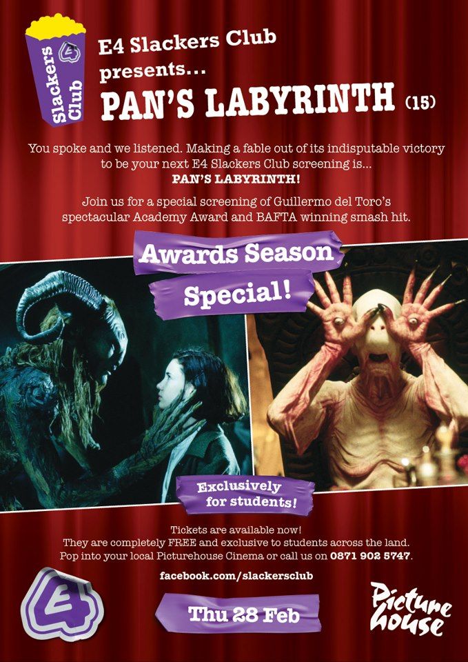 Free screening for students by Slackers Club London - BrokeInLondon