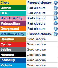 London Tube closures this weekend 2-3 February - BrokeInLondon