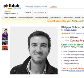 Philippe Dubost's Amazon Style CV- BrokeInLondon