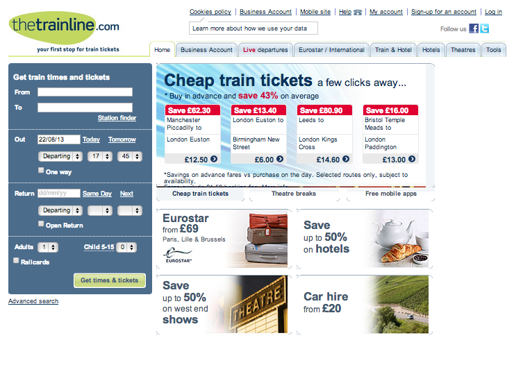 thetrainline.com - Broke in London