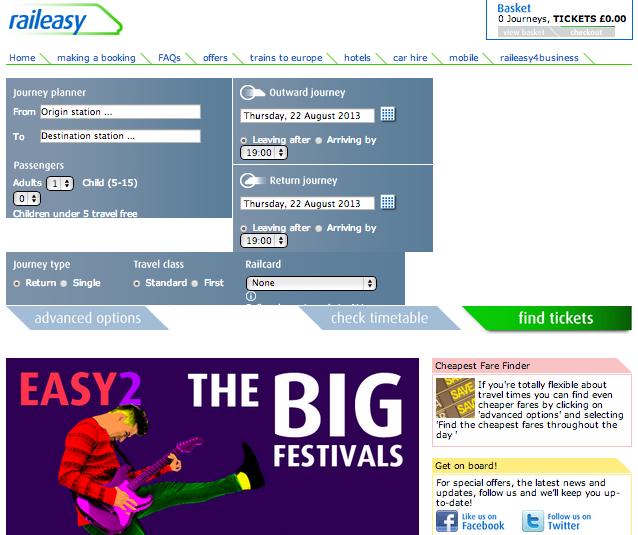 Raileasy.co.uk - Broke in London