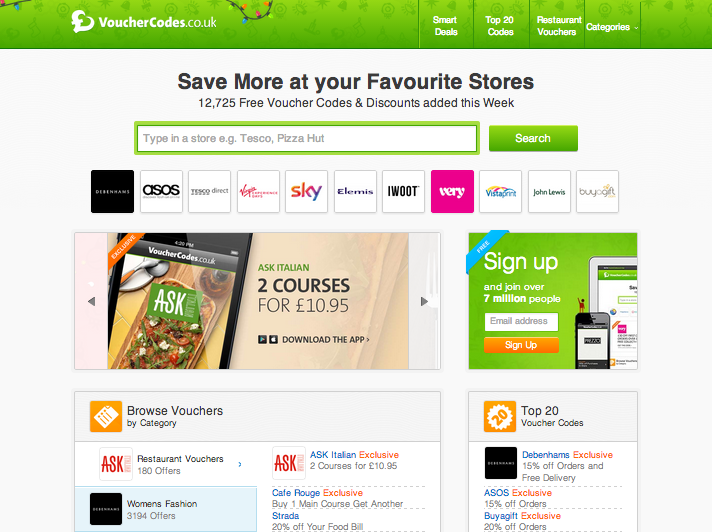 vouchercodes.co.uk - Broke in London