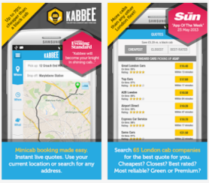 Kabbee mobile app - Broke in London