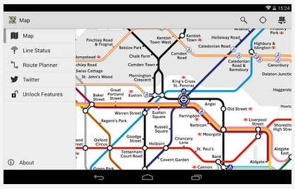 Tube Map android - Broke in London