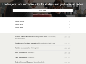 The Best UK Student Job Websites - Broke in London