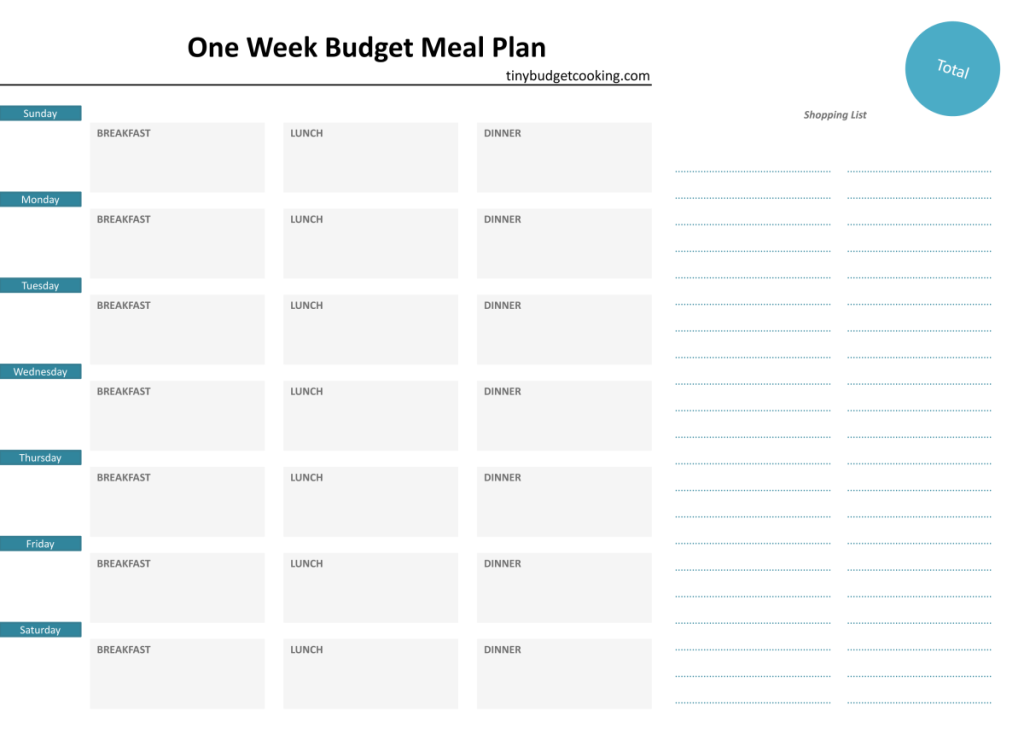 A Super Guide to Budget Meal Planning - Broke in London