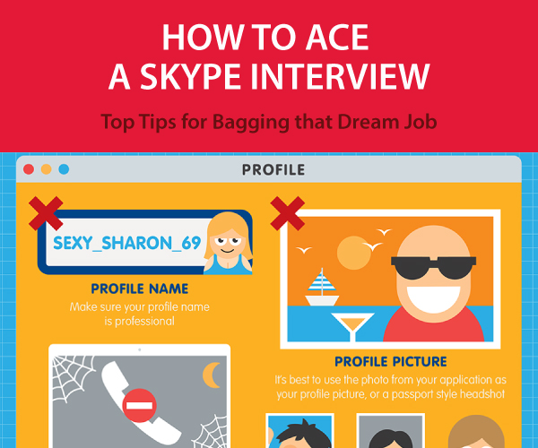 How to Nail Your Skype Interview with These Top Tips (Infographic ...
